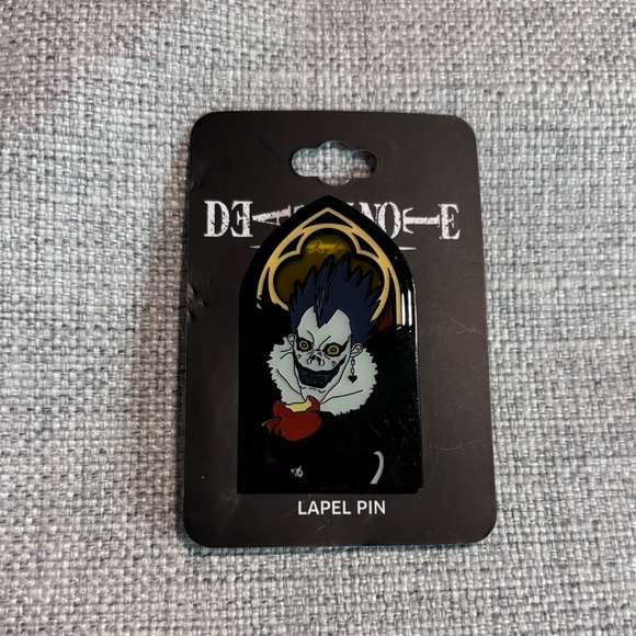 None | Accessories | Death Note Ryuk Stained Glass Enamel Pin | Poshmark